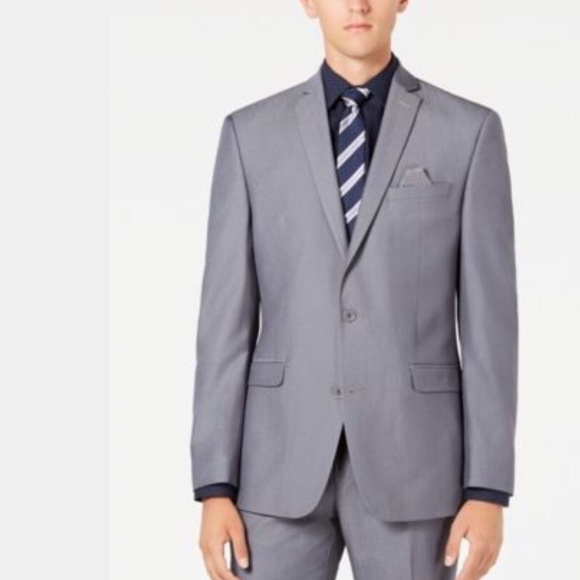 Bar III | Suits & Blazers | Bar Iii Men Slimfit Solid Iridescent Suit ...
